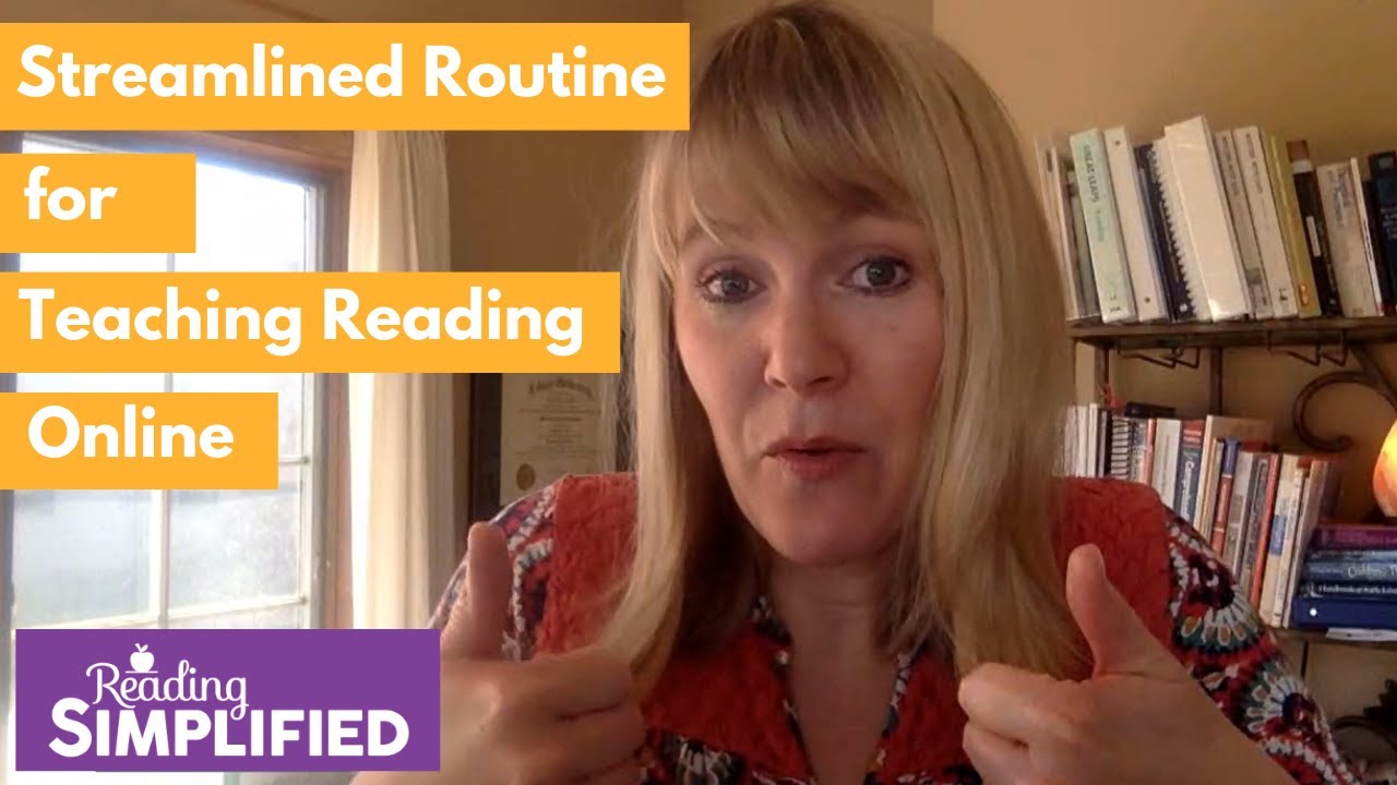 A Streamlined Plan for Teaching Reading Online