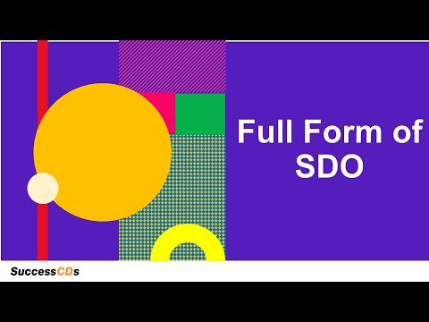 SDO Full-Form | What is the full form of SDO? SuccessCDs Full Forms
