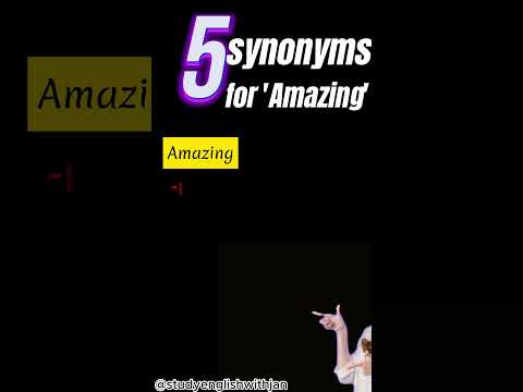 Useful IELTS Vocabulary: 5 Synonyms for the Word 'Amazing in English #shorts #ielts