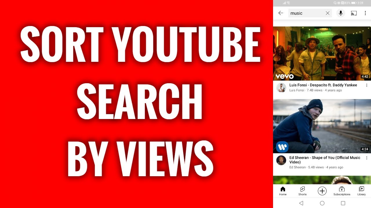 How To Sort YouTube Search By Views