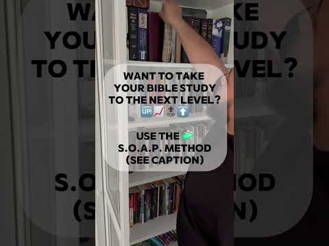 Bible Study Tip : SOAP Method