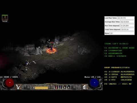 Diablo 2 - 2 sk Shadow Dancer Drop - Holy Grail (Single Player / Plugy)