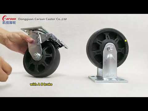 150mm Heavy Duty Castors 6Inch Nylon Conductive Antistatic Wheel Fixed Caster Swivel Caster #casters