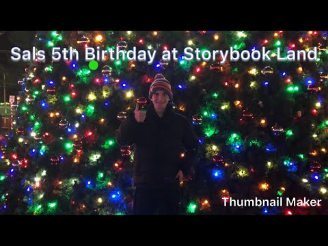 WE WENT TO STORYBOOK LAND FOR SALVATORES 5TH BIRTHDAY