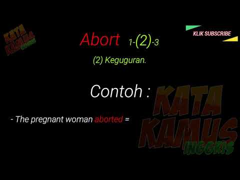 Huruf A-5 (ABODE - ABOUND), Kamus Bahasa Inggris