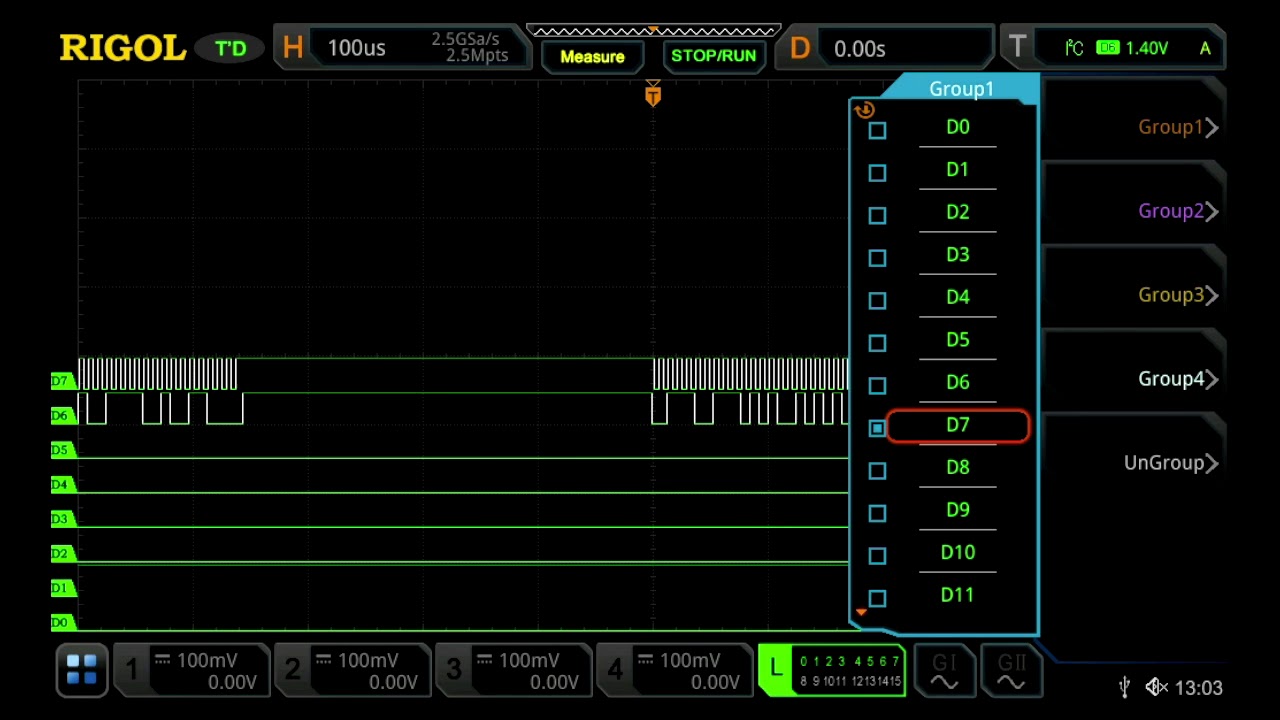 RIGOL MSO5000 Logic Analyzer