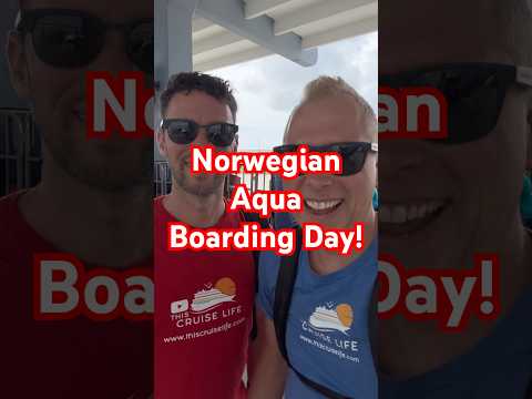 Norwegian Aqua, here we come! So excited to check out the first Prima-Plus class from NCL! #cruise