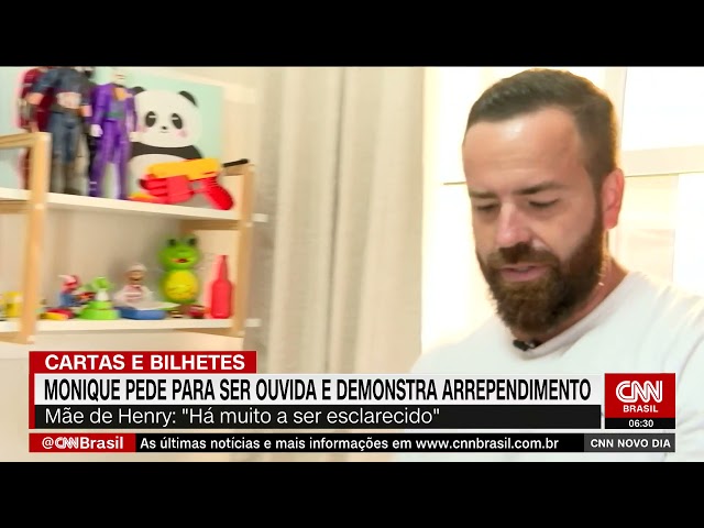 Monique mostra arrependimento em cartas para delegado, ex-marido e ...