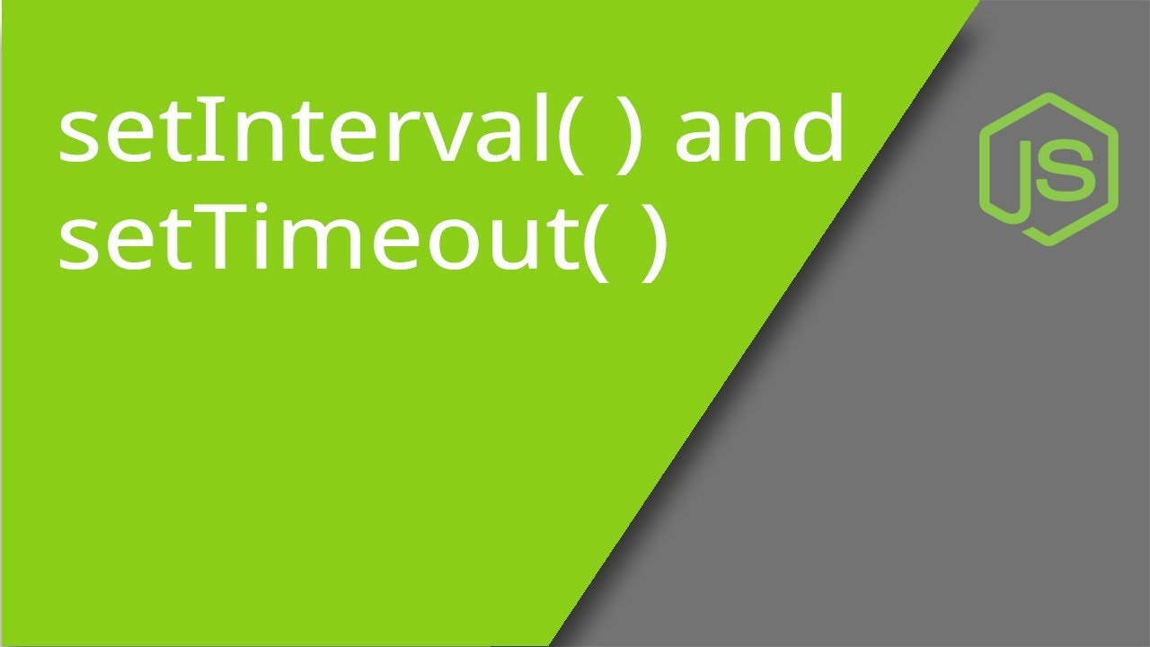 JavaScript Timers - setTimeout, setInterval, clearTimeout, and clearInterval