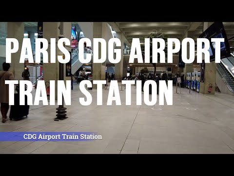 CDG Airport Train Station | Arrival in Bordeaux