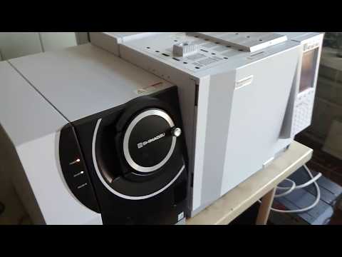 Shimadzu GCMS-QP2010 in work