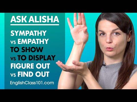 What's the difference in English between: Sympathy and Empathy