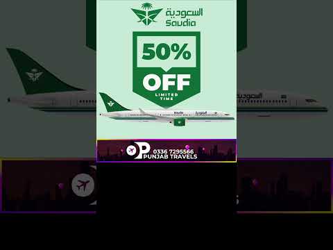 how to get 50 % discount on saudi airlines now only for 24hrs #aviation #crew #travelsystem
