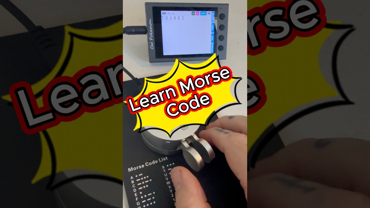 Learn Morse Code with Hamcube  #morsecode #hamradio #hamcube
