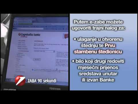 ZABA 90 sekundi - Trajni nalog Zagrebačke banke
