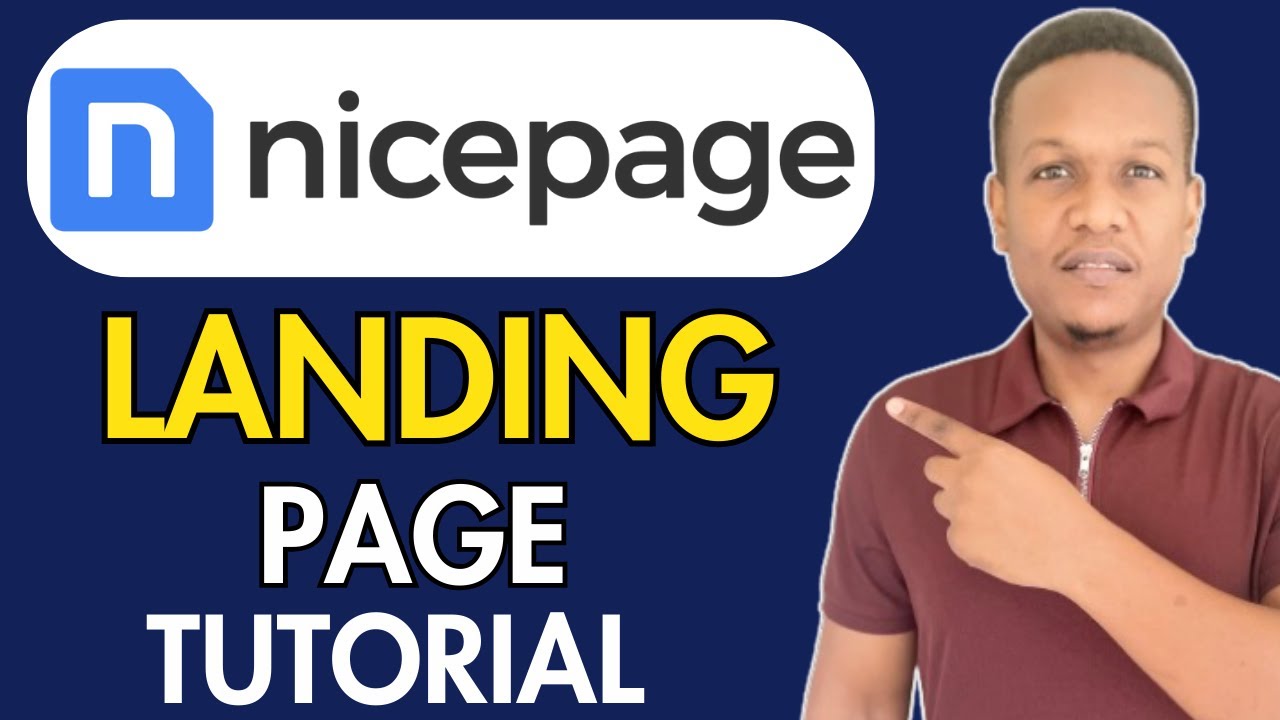 NicePage Landing Page Tutorial