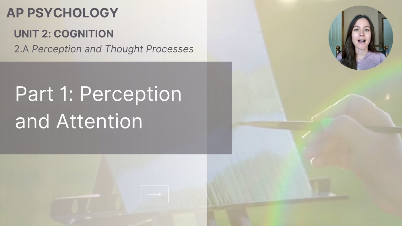 Unit 2A Part 1 Perception and Attention (Updated 2025)