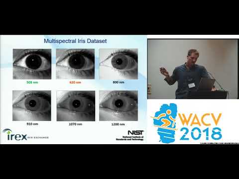 WACV18: Workshop: CDBR: Invited Talk: Multispectral Iris Recognition, George Quinn