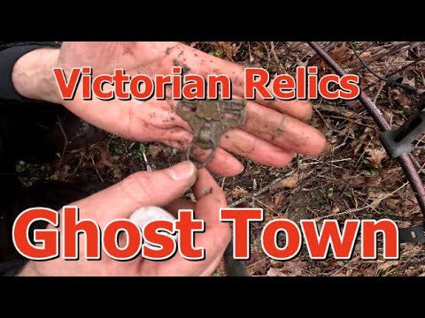 Ghost Town Metal Detecting Big Money Uranium Glass 1800 Old Coins Silver Relics Toys Farm Western NY