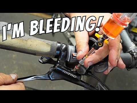 Ridden hard and put away wet! Worn out Trek FX4 - Bleeding Tektro Brakes, new chain and cassette