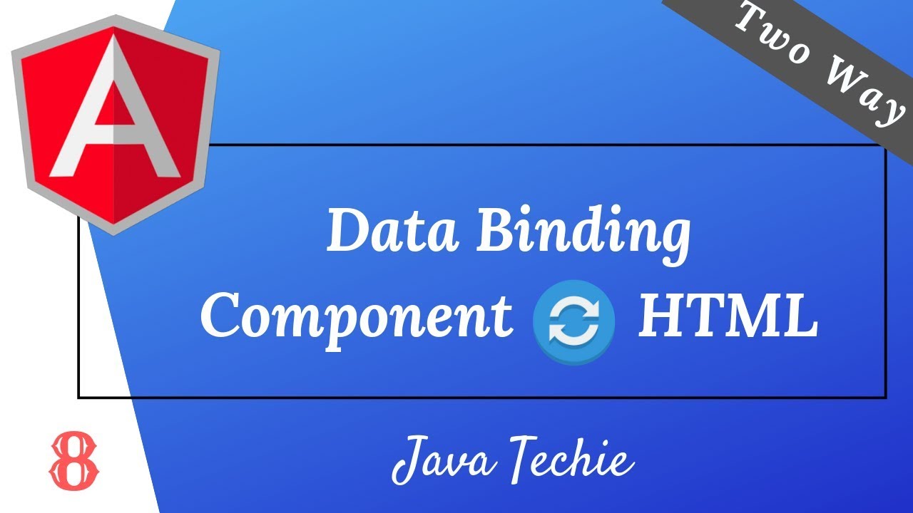 Angular 8 :    Two Way Data Binding | Example | Java Techie