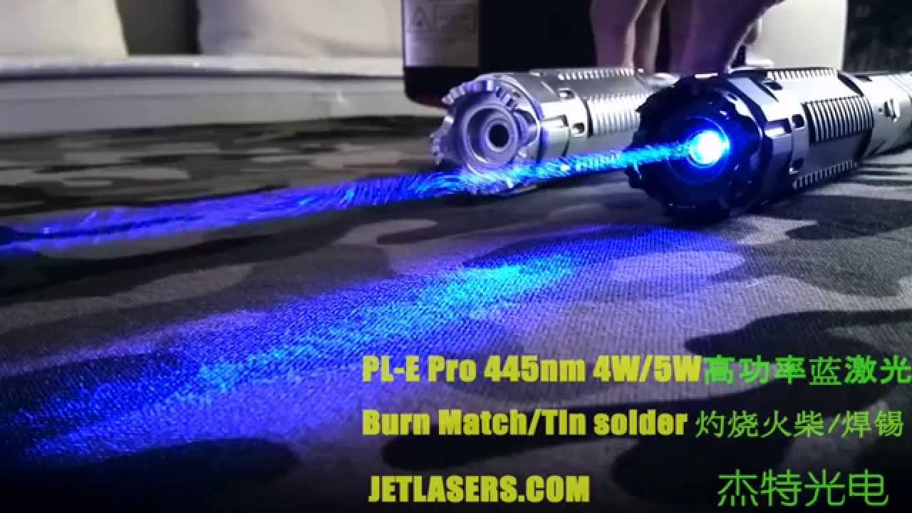 Highest Power Blue Laser Portable, 4W 5W PL E Pro 445nm, JETLASERS