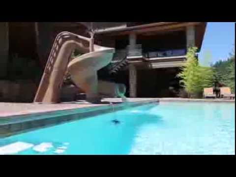 SR Smith Helix 360 Degree Swimming Pool Water Flume Slide
