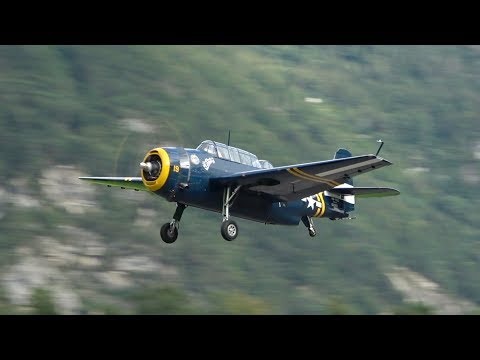 Grumman TBM-3R Avenger flying Display Mollis Zigermeet 2019 AirShow