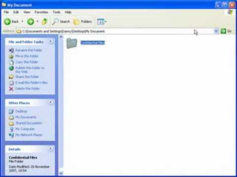 how to add password to a folder