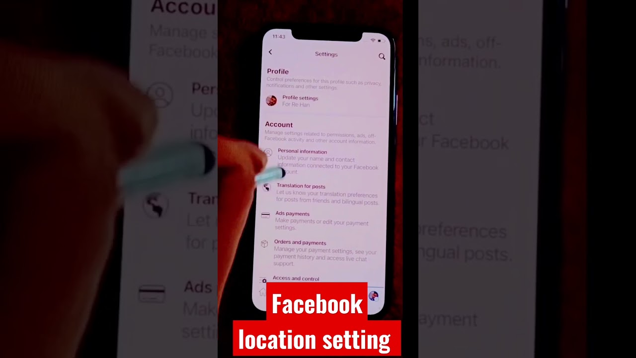 #location #facebook #settings location and setting of facebook