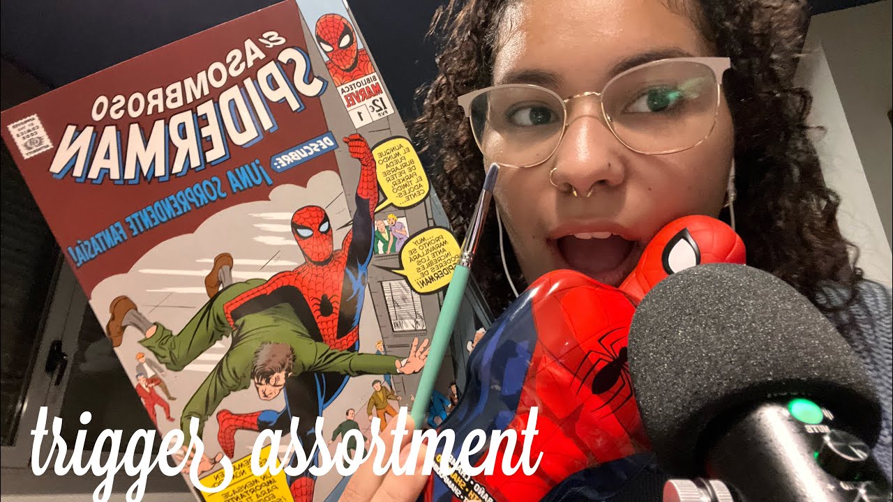 asmr// trigger assortment ft. spiderman