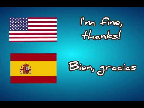 How to say I'm fine in Spanish language