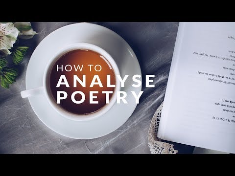 How to Analyse Poetry