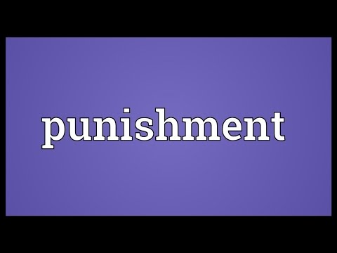 Punishment Meaning