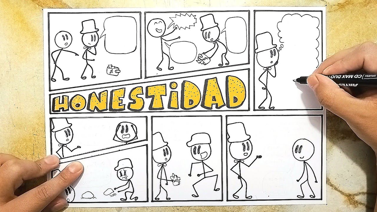 How to Make a Comic Strip - Stickman