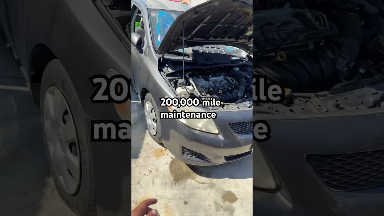 Major Services On Corolla With 200k Miles! #automechanic #toyota #corolla