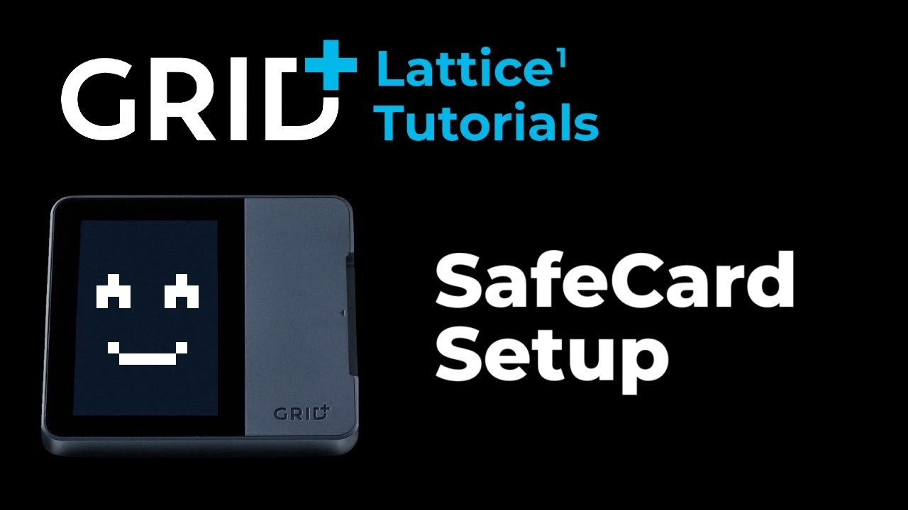 GridPlus Lattice1: Setting Up A New Safecard