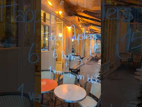 Happy oysters in Paris π«π·π¦ͺπ #follow #oysters #avenueTrudaine #like #paris #2024