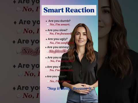Fix Negative Words FAST – Positive Speaking Reactions A1–A2