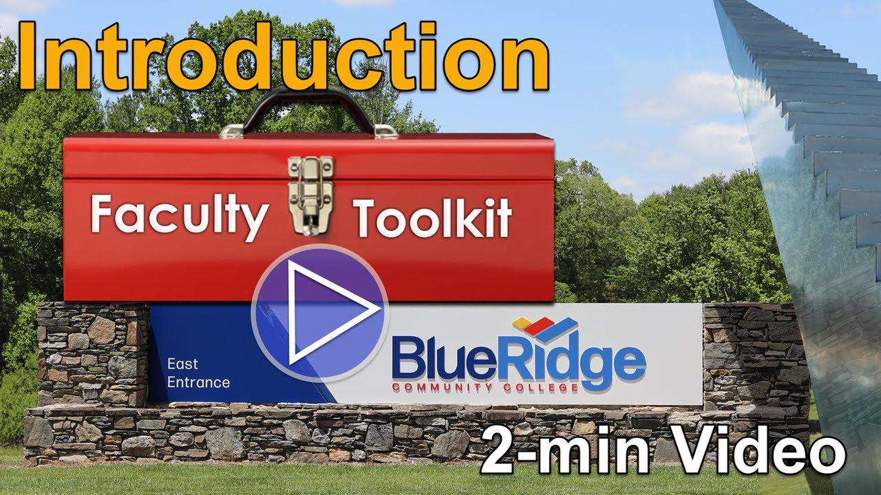 Faculty Toolkit Introduction 2021