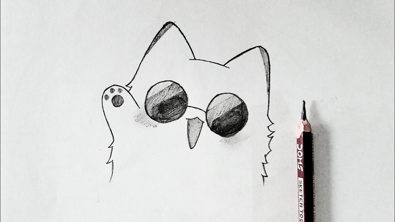 How to draw Gojo chibi cat step-by-step|Easy to draw|how to draw gojo cat version tutorial ✏️