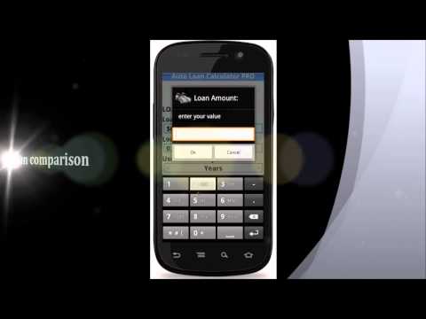 DPsoftware Auto Loan Calculator PRO running on Android (BlackBerry, Symbian, Bada, Windows Mobile)