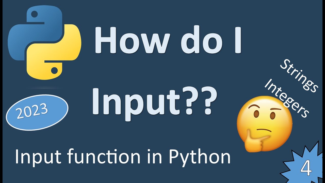 Input function in Python - Episode 4 (Python tutorial in English) with Pycharm | input and output