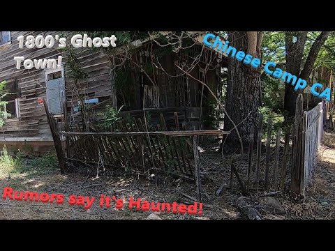 Chinese Camp California! Wild West Gold Rush & Ghost Town! Plus 1800's Church & Graveyard!