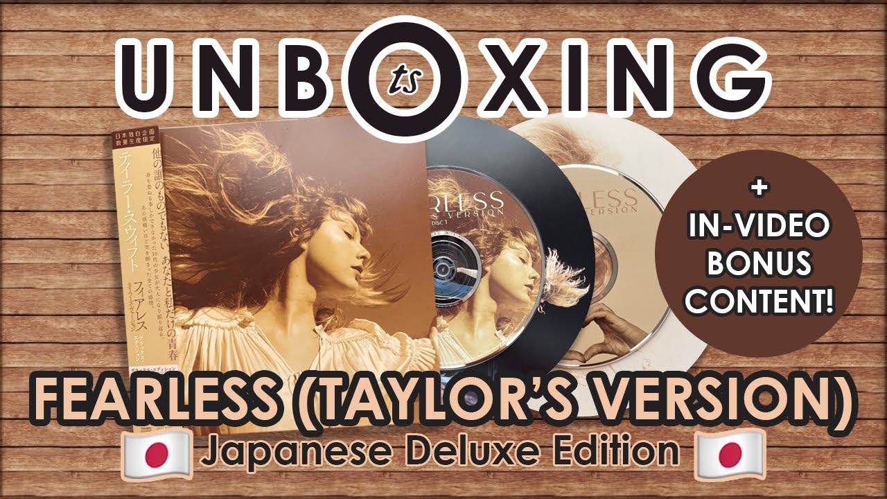 Fearless (Taylor's Version) Japan Deluxe Edition [Limited Edition] Unboxing + Guitar Cover