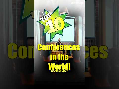 Top 10 Biotech Conferences in the World! #conference #biotechnology