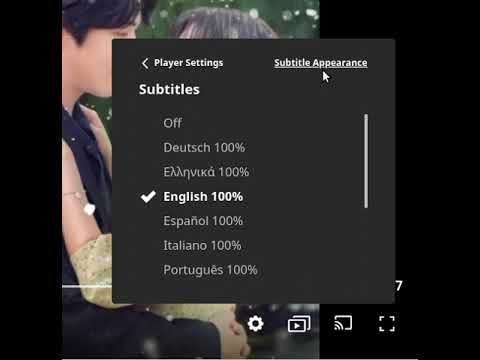 Subtitle appearance icon missing - General Discussion - Viki Discussions