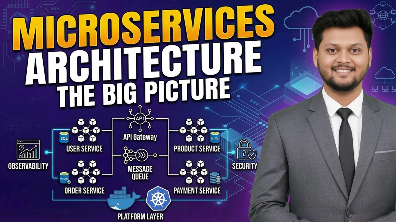 🚀 Microservices Architecture Explained — The Big Picture 💯
