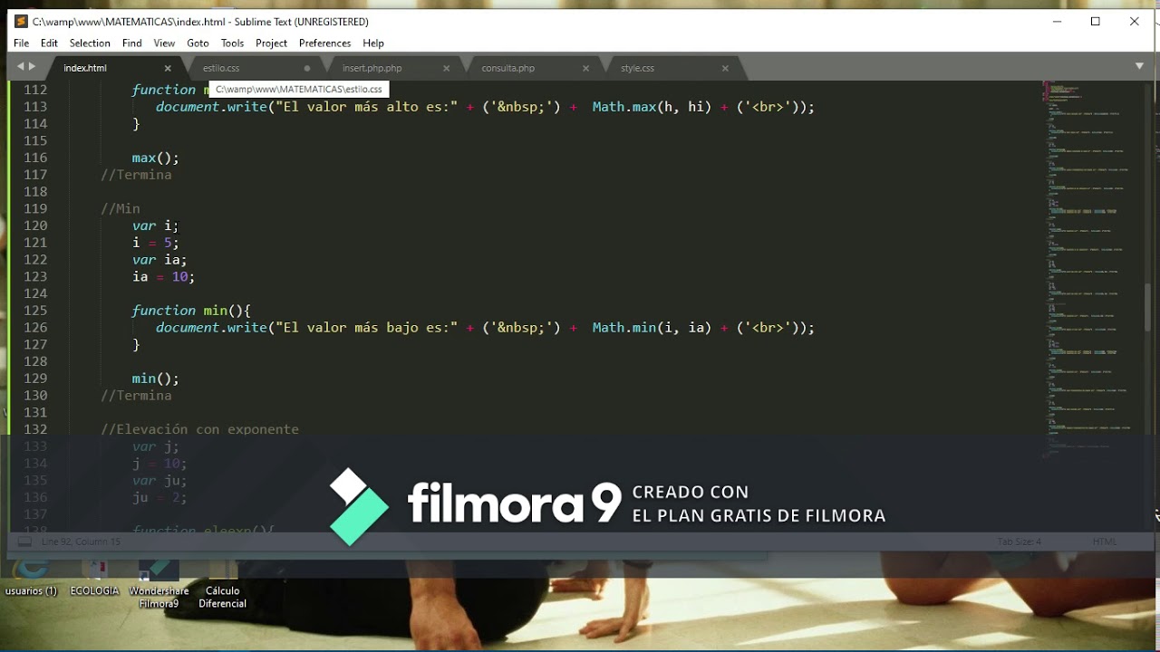 Funciones matemáticas ll JavaScript