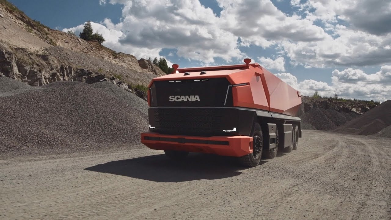 Scania’s AXL Driverless Truck Is Cabless, Extremely Versatile ...